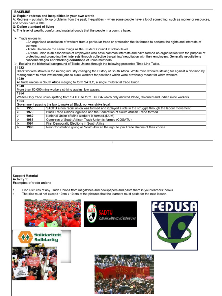 Trade Union Activities and Memo | PDF | Trade Union | Employment