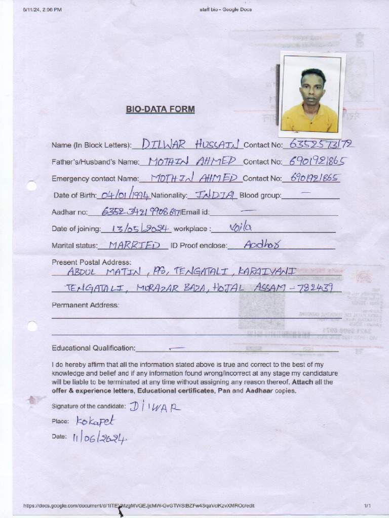 Dilwar Hussain | PDF