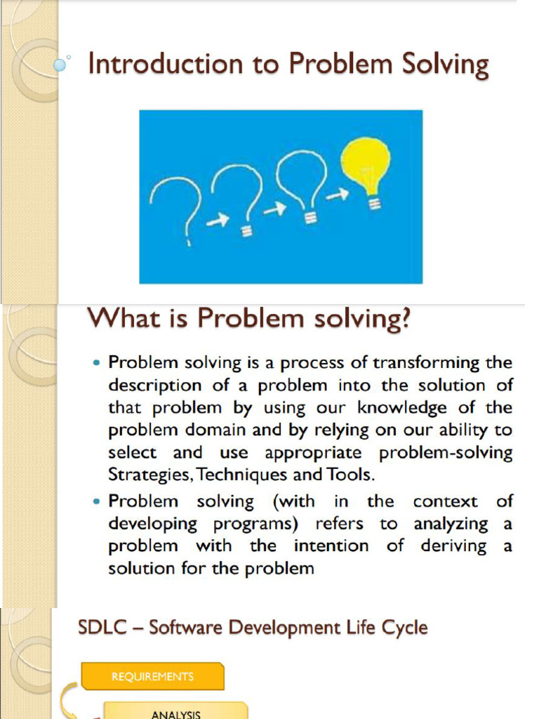 Problem Solving and Decomposition | PDF | Algorithms | Applied Mathematics
