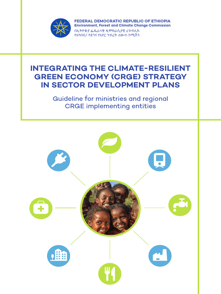 Ethiopia's CRGE Integration Guidelines | PDF | Climate Resilience ...