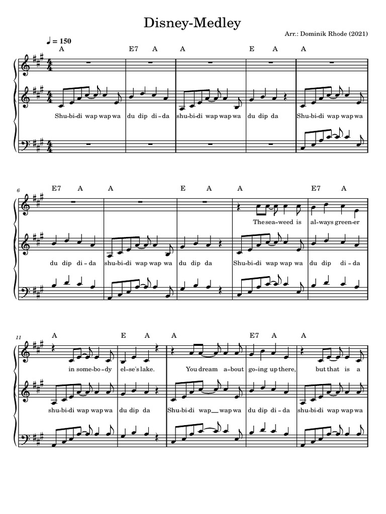 Disney Medley 2 | PDF