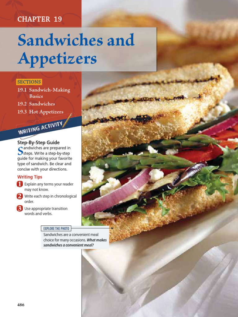 Sandwich-Making Basics and Types | PDF | Sandwich | Breads