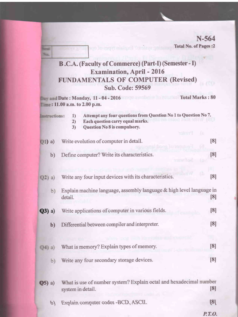BCA Part I | PDF | Microsoft Excel | Microsoft Word