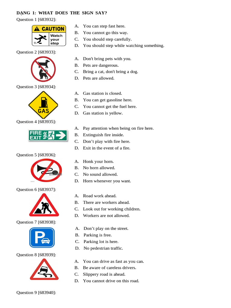 Understanding Common Signage and Notices | PDF | Swimming