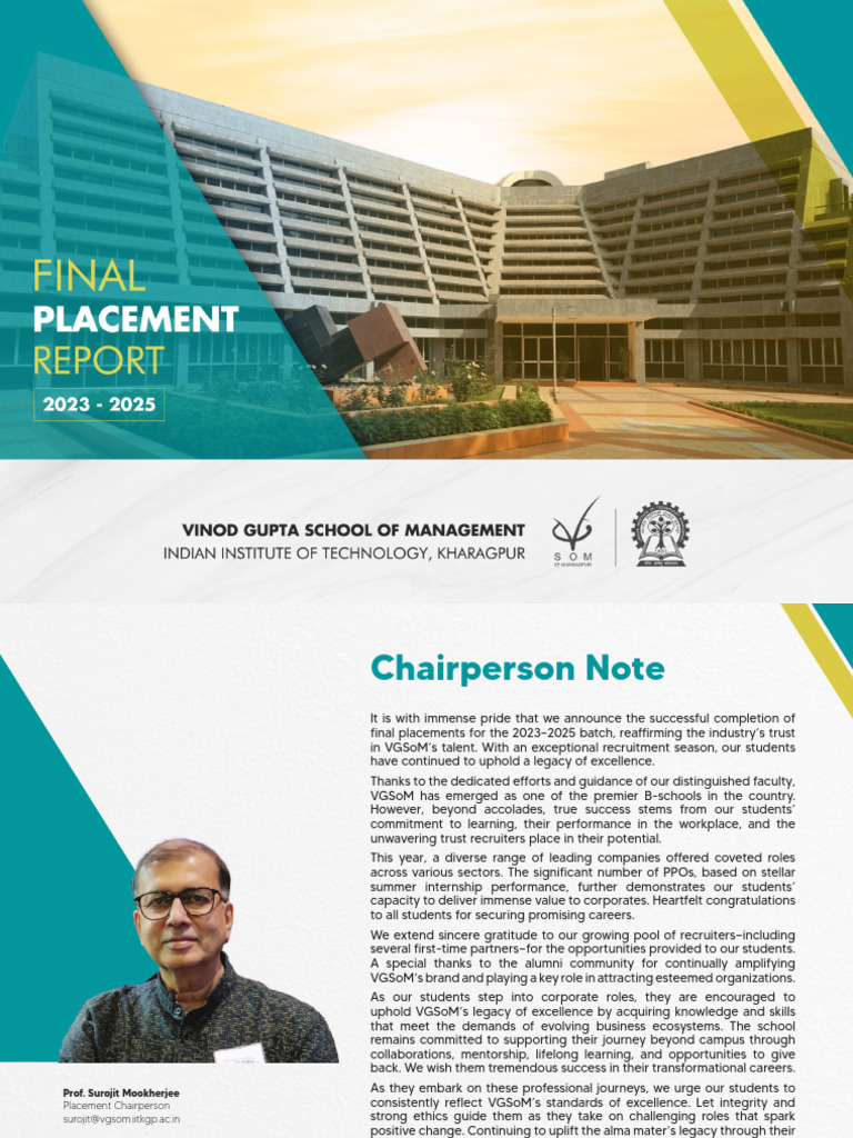 Final Placement Report 2023-2025 | PDF | Engineering | Business