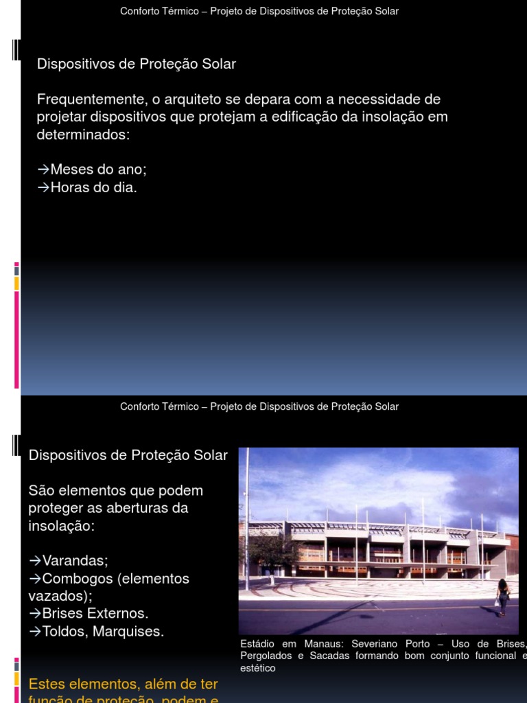 Conforto Térmico - Brises e Carta Solar | PDF | Terra | Energia solar