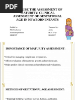 New Ballard Score Assessment Guide | PDF
