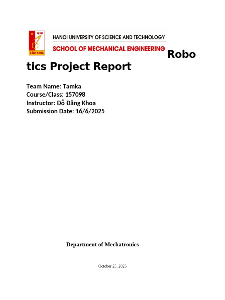 Robotics Project: 2DOF & 3DOF Analysis | PDF | Robotics | Robot