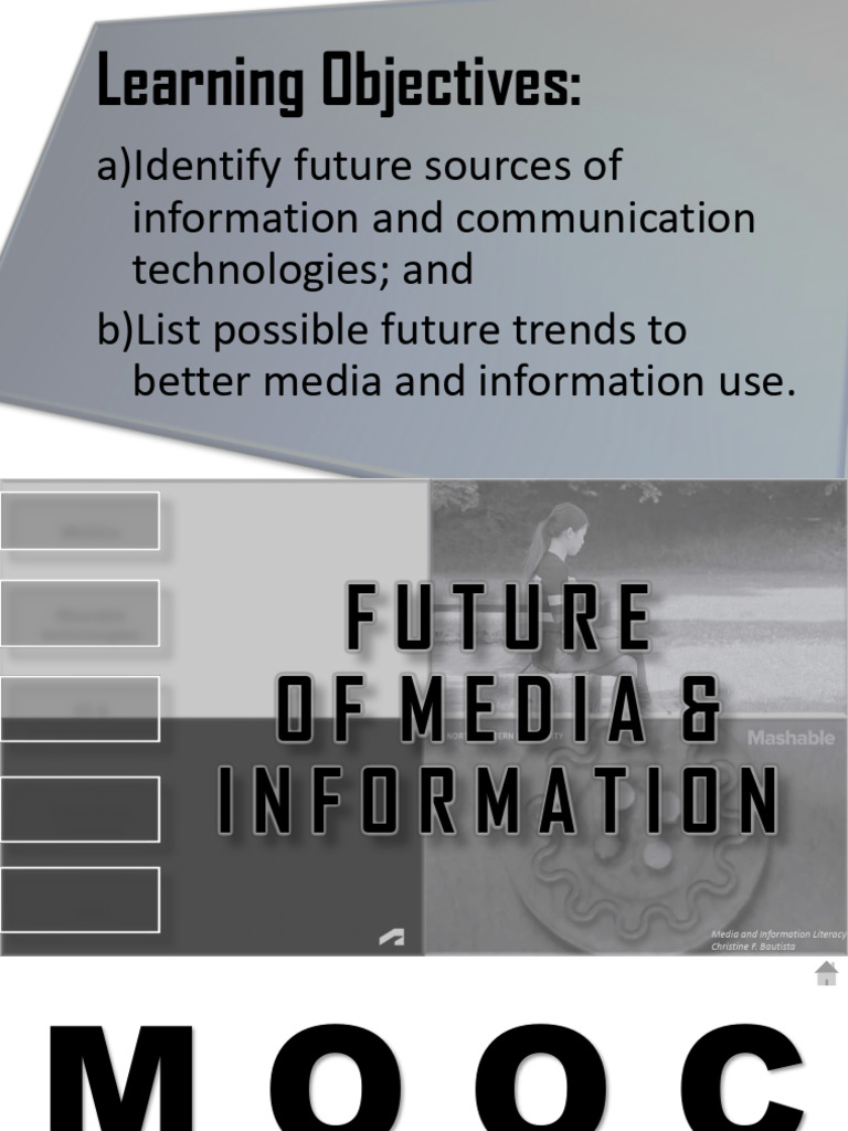 Future Trends in Media & Information | PDF | Massive Open Online Course ...