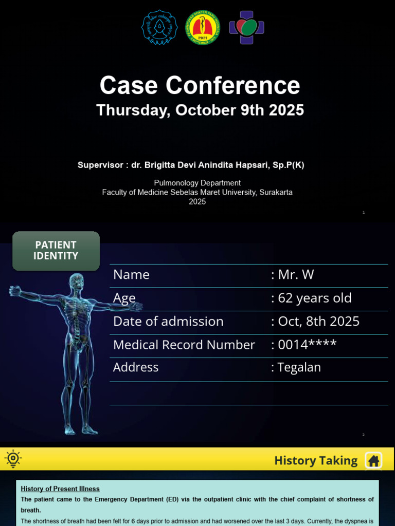 CC 8/10/2025 Naila Karima | PDF | Chronic Condition | Tuberculosis