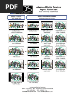 Aspect Ratio Cheat Sheet | PDF | Display Resolution | Multimedia
