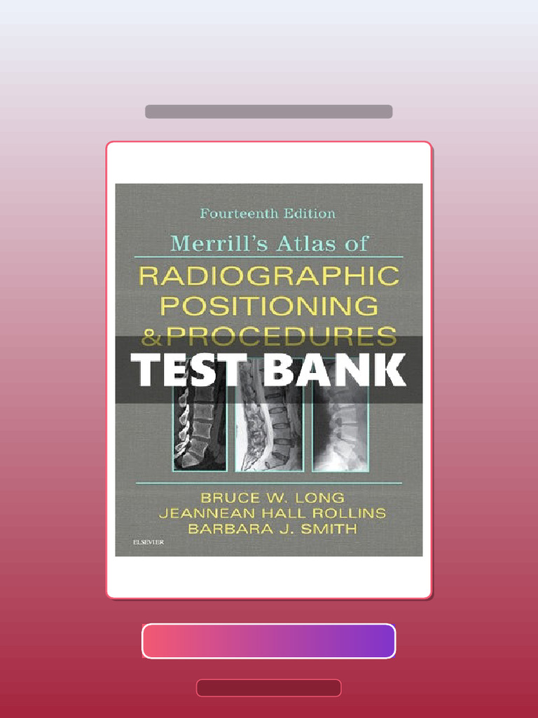 Ultimate Bundle Merrills Atlas of Radiographic Positioning and ...