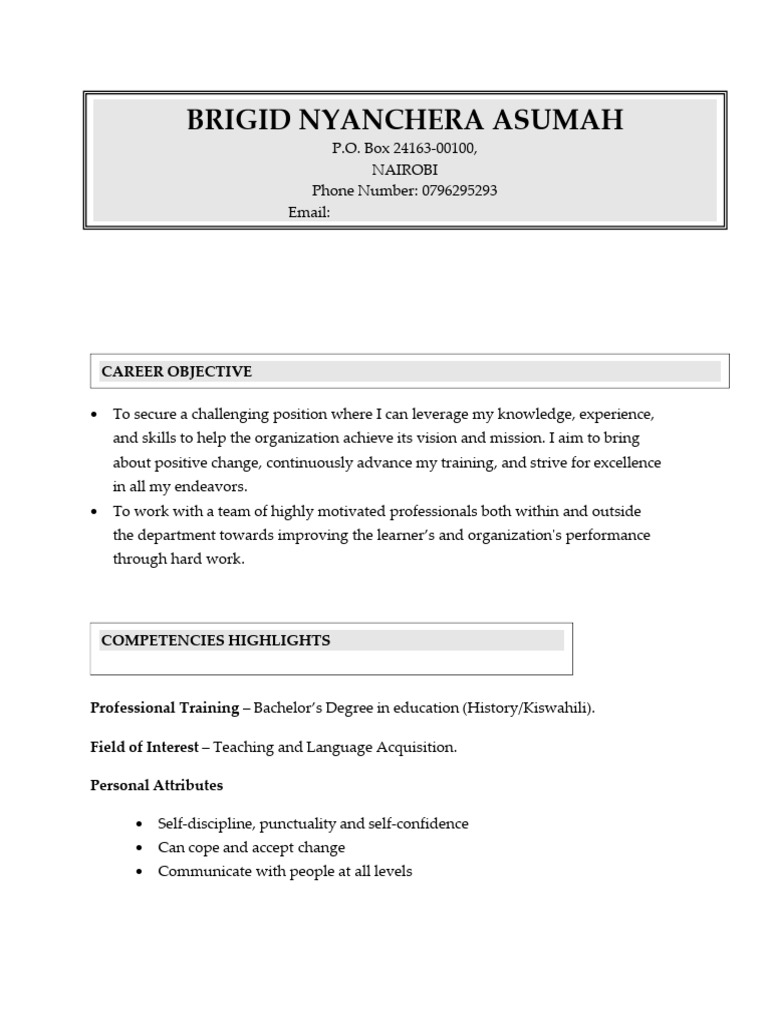 Education Professional Resume Summary | PDF | Curriculum | Behavior ...