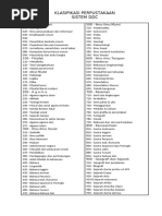 Klasifikasi Buku Dewey Decimal | PDF