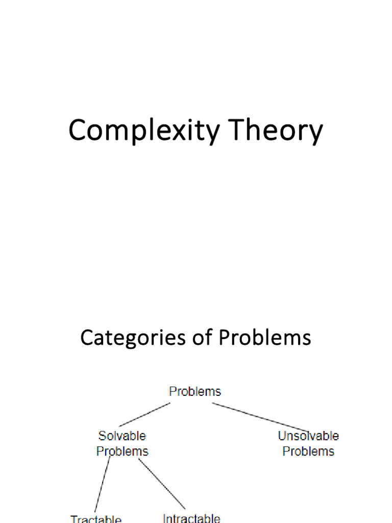 Understanding Tractable and Intractable Problems | PDF | Time ...