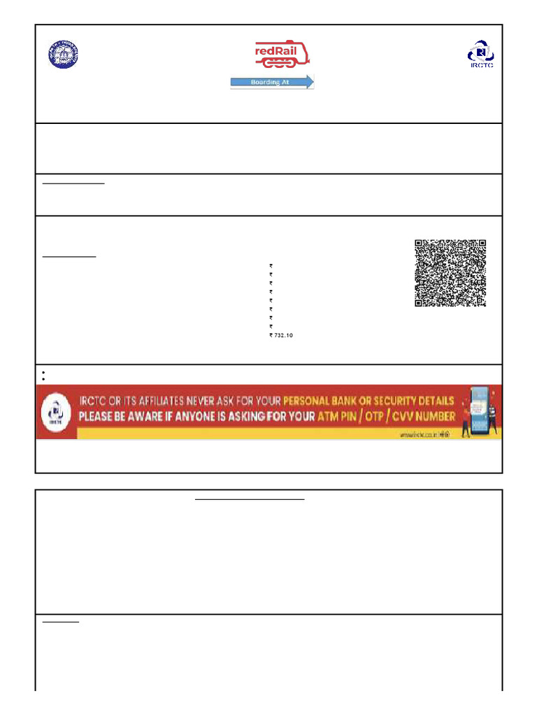 Train Ticket From SLO To VSKP | PDF | Identity Document | Payments