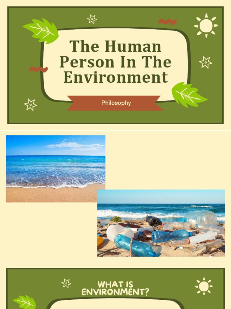 Human-Environment Relationship Philosophy | PDF | Natural Environment ...