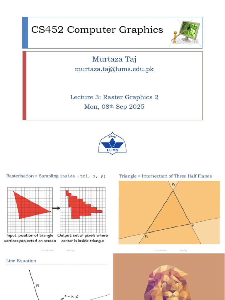 CS452 CG L3 Antialiasing | PDF
