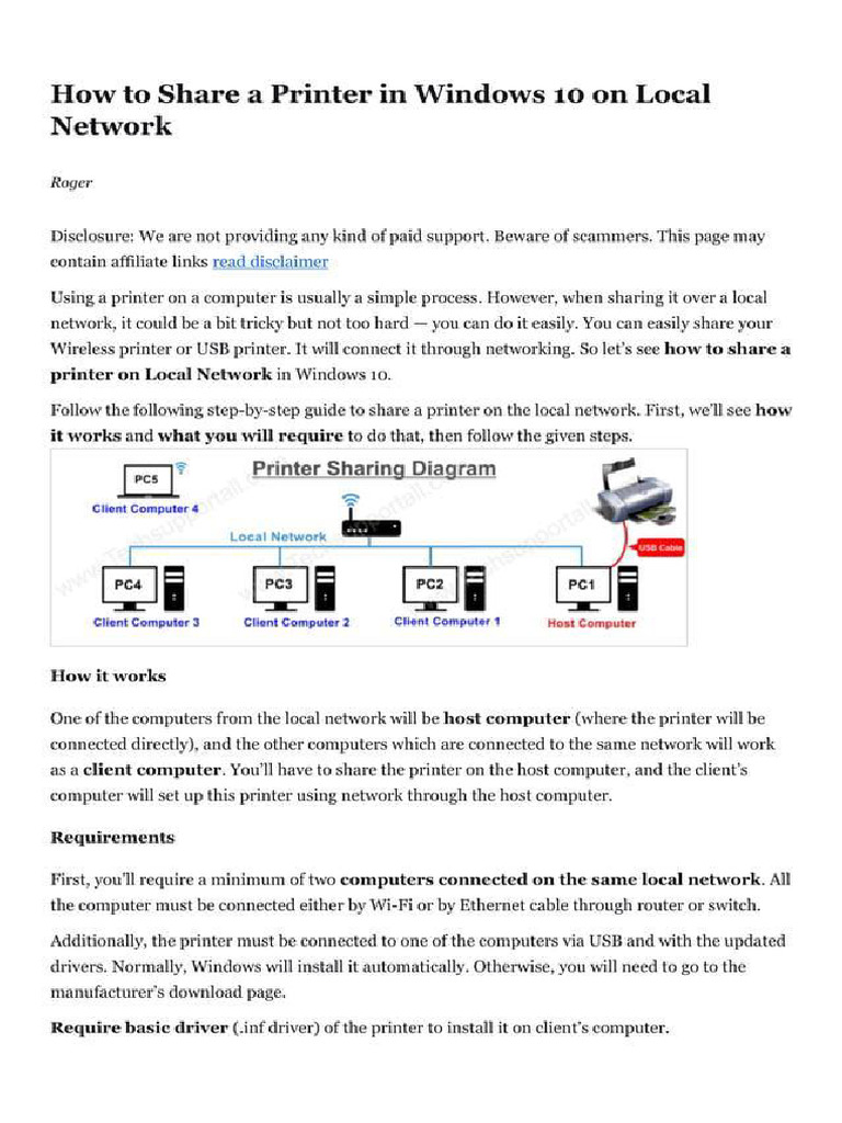 Network Printer | PDF