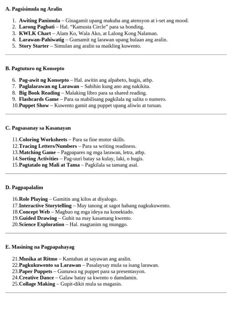 Teaching Strategies | PDF