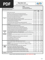 Stop Take 5: Safety Checklist Overview | PDF | Risk | Workplace