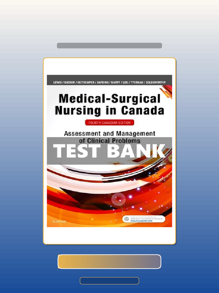 Ultimate Bundle MedicalSurgical Nursing in Canada 4th Edition Lewi ...