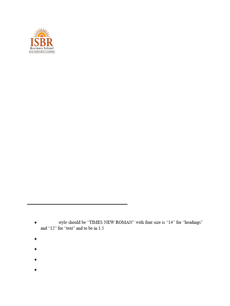 Research Project Guidelines | PDF