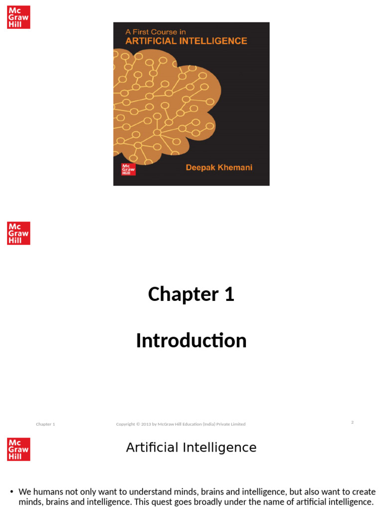 Aritifical Intelligence Chapter1 | PDF | Artificial Intelligence ...