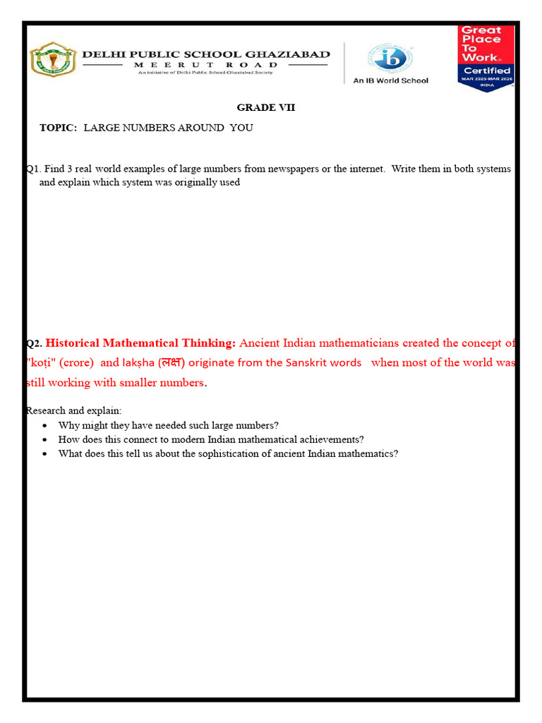 Grade 7 - Term 2 - UI3 -3 | PDF