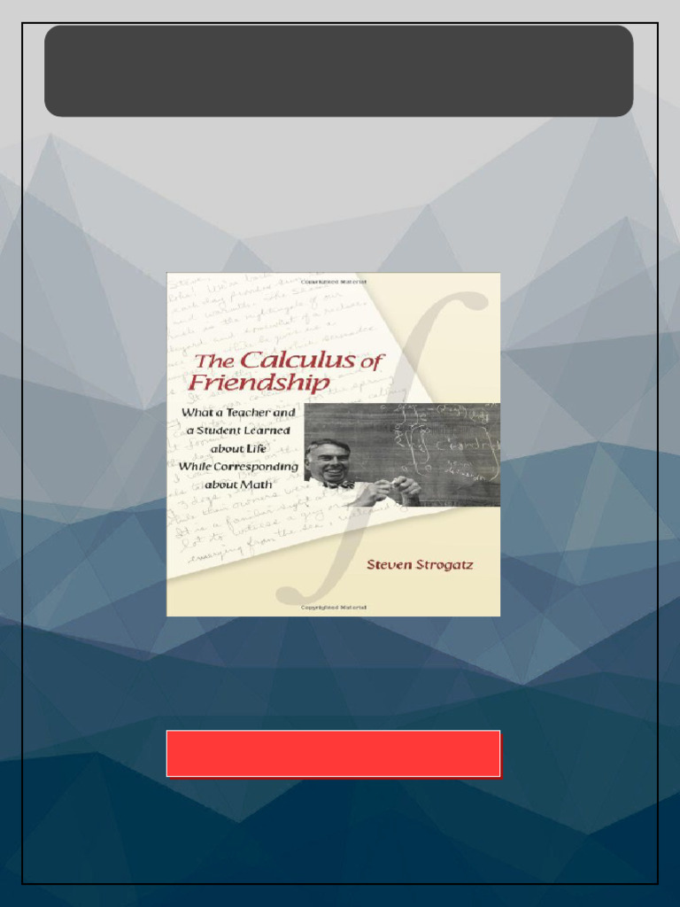 The calculus of friendship what a teacher and a student learned about ...