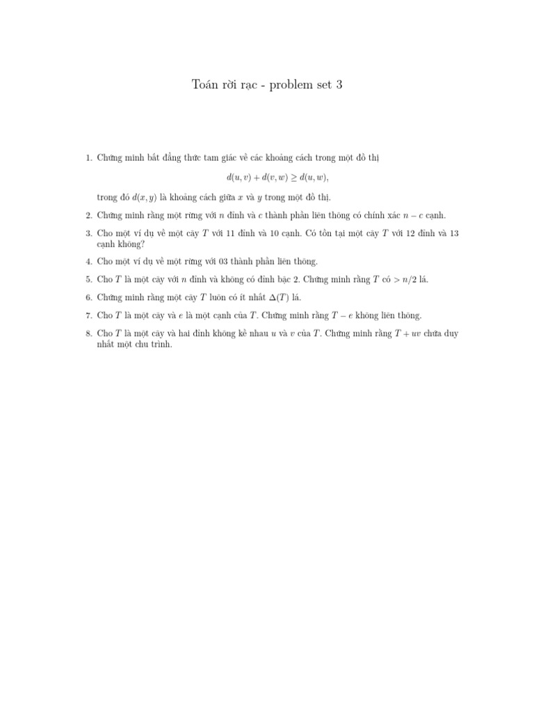 Problem Set 3 | PDF