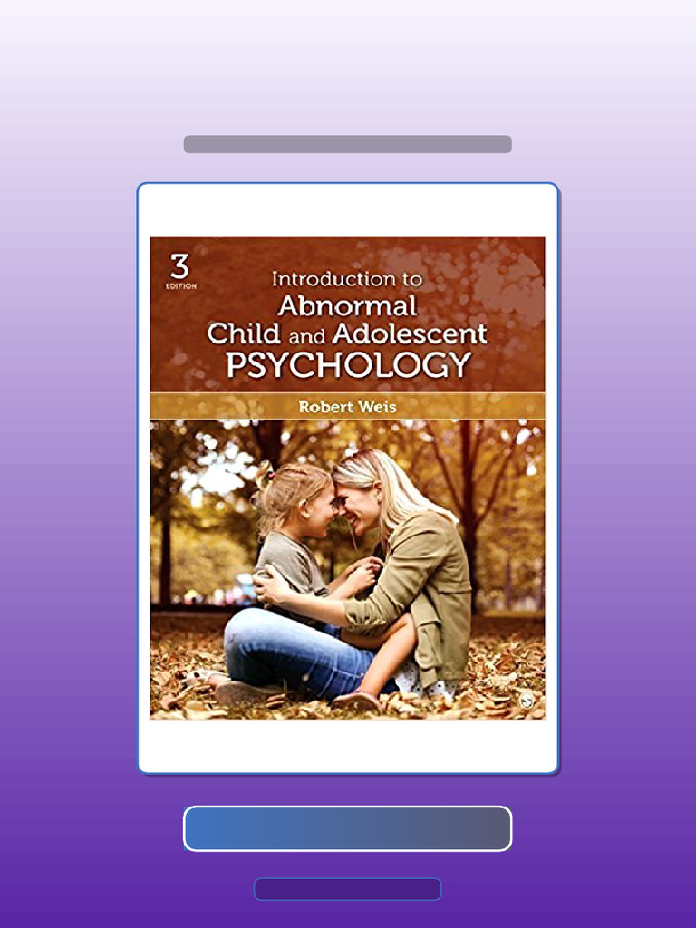 Ultimate Bundle Introduction To Abnormal Child and Adolescent ...