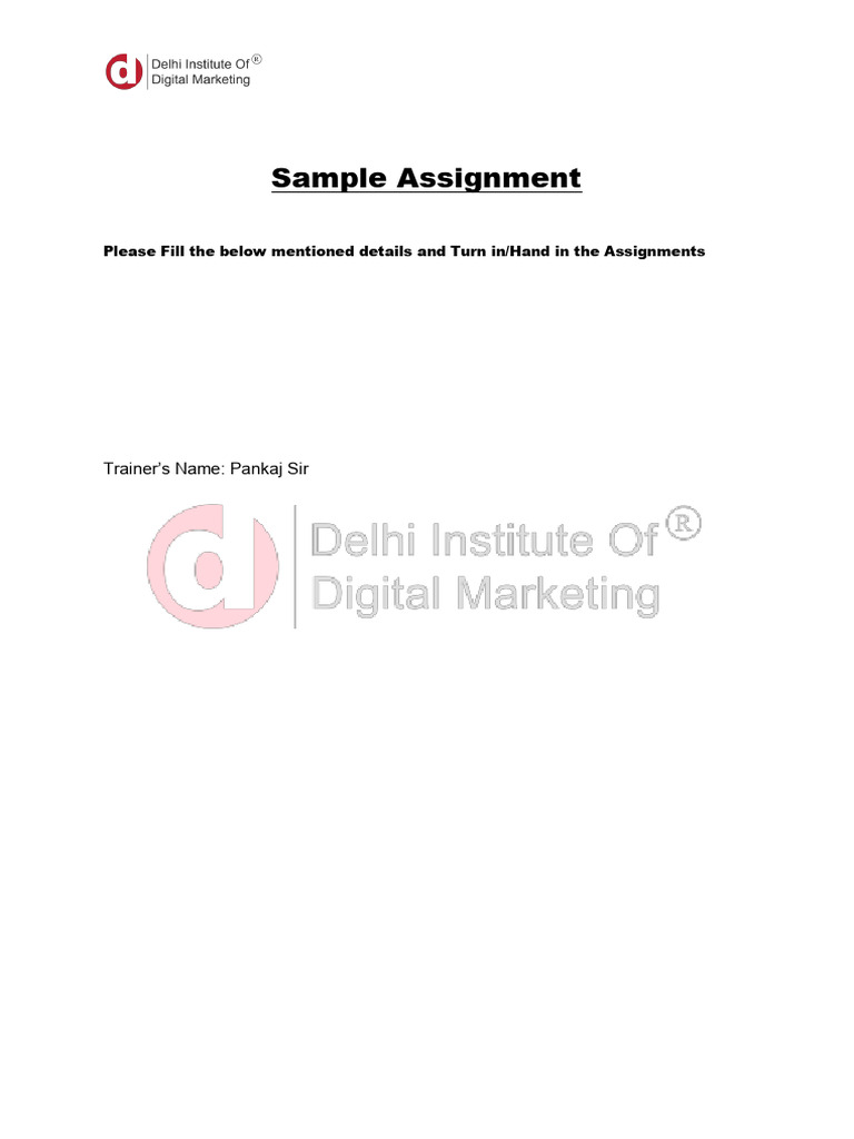 Malayika Jenab - (Template) Sample Assignment | PDF