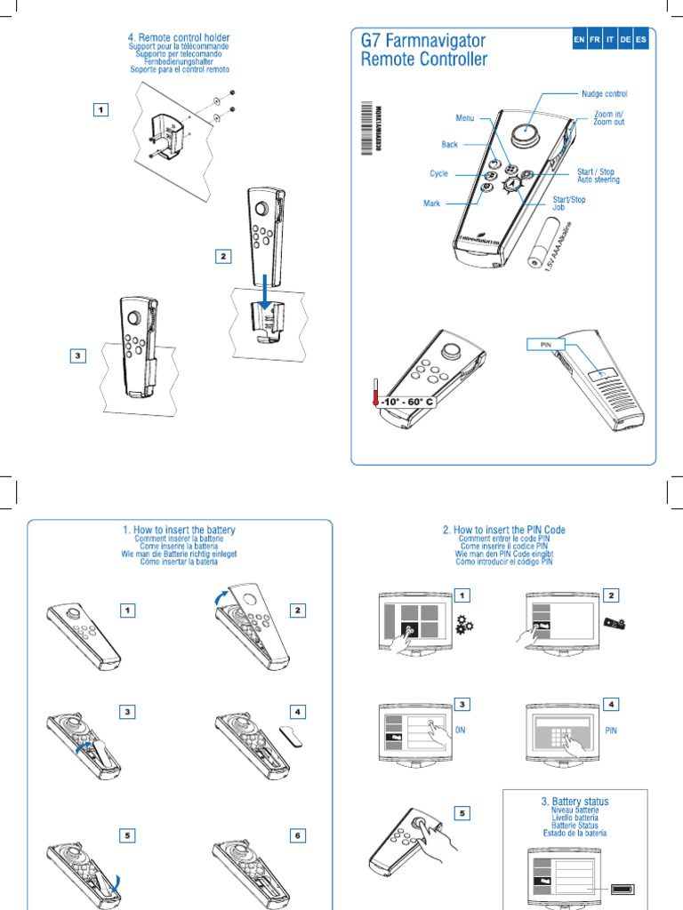 Remote Control Userguide | PDF