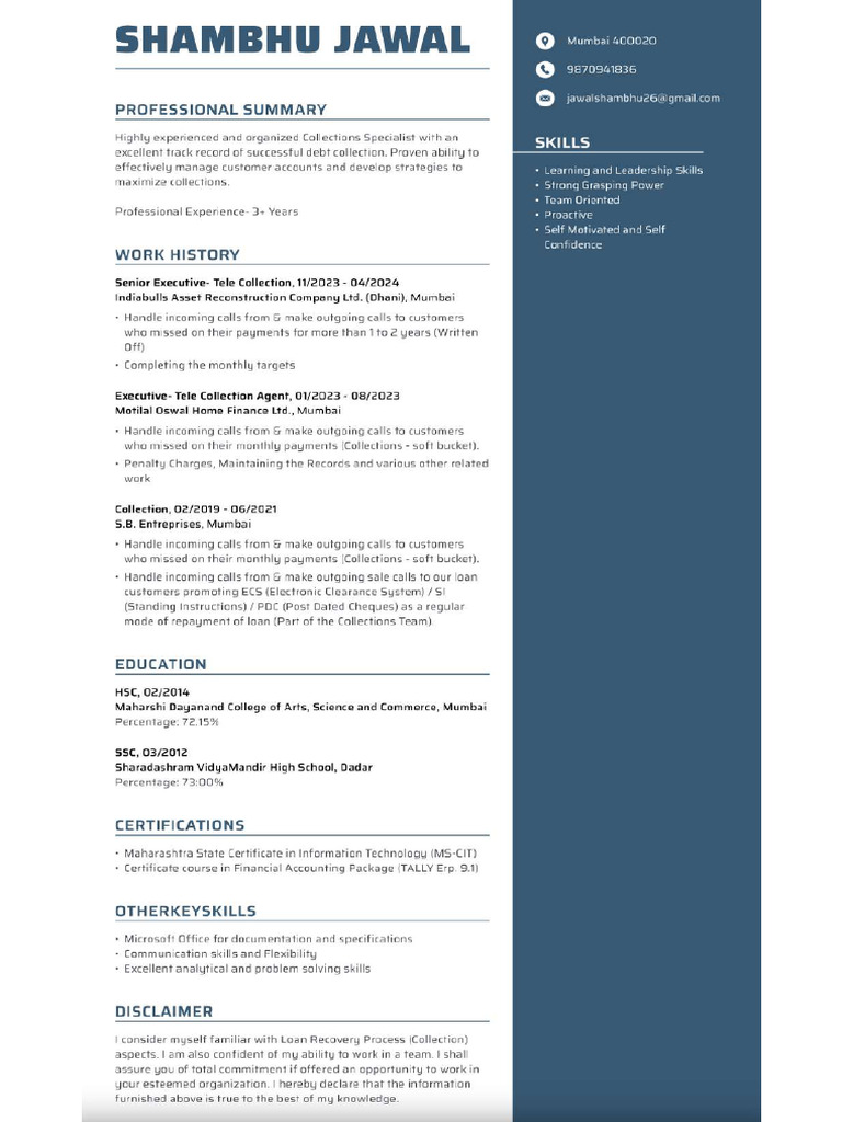 Final Resume | PDF