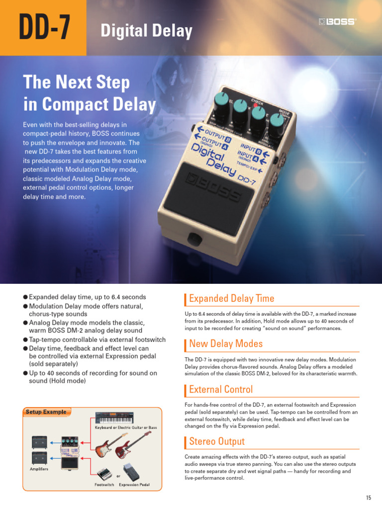 Dd 7 Brochure | PDF | Music Technology | Sound Technology