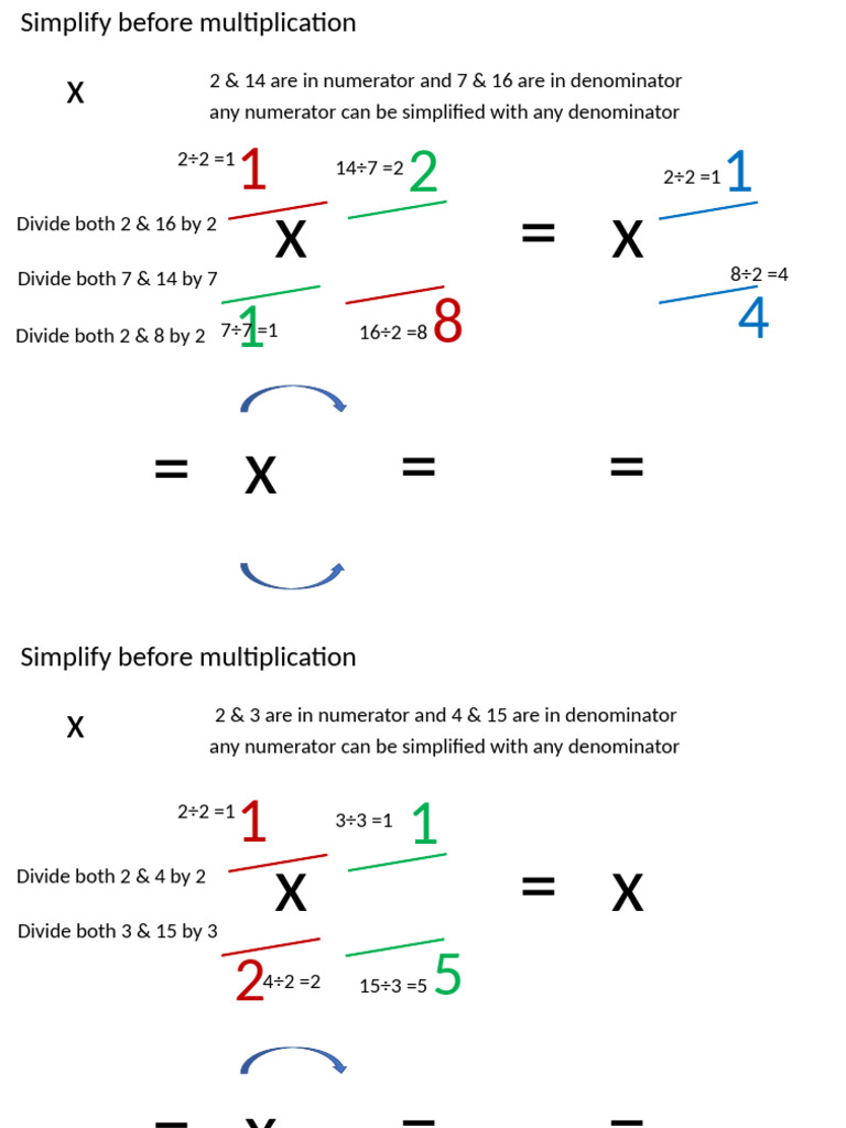 Simplify Before Multiplication r1 | PDF | Mathematical Objects ...