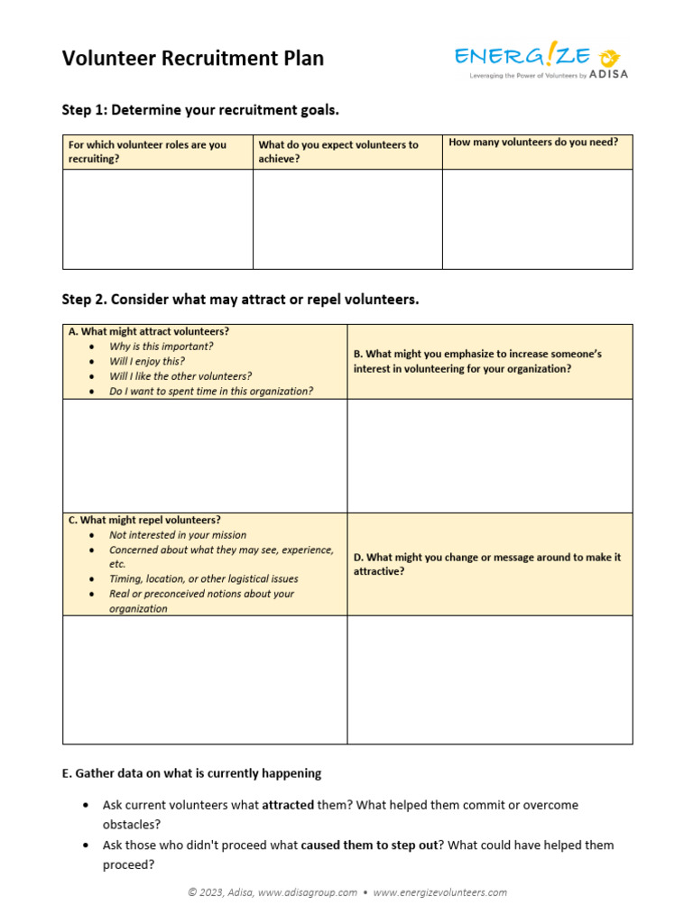 Volunteer Recruitment Strategy Guide | PDF | Social Psychology