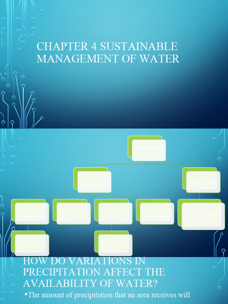Sustainable Water Management Strategies | PDF | Water | Water Pollution