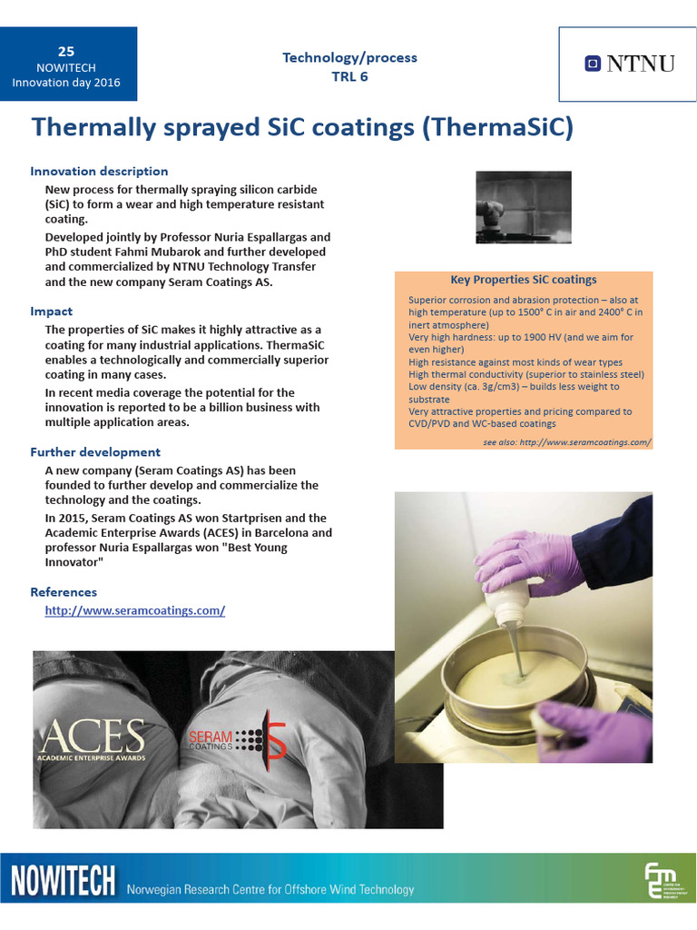 25 Nowitech Sic Coatings | PDF