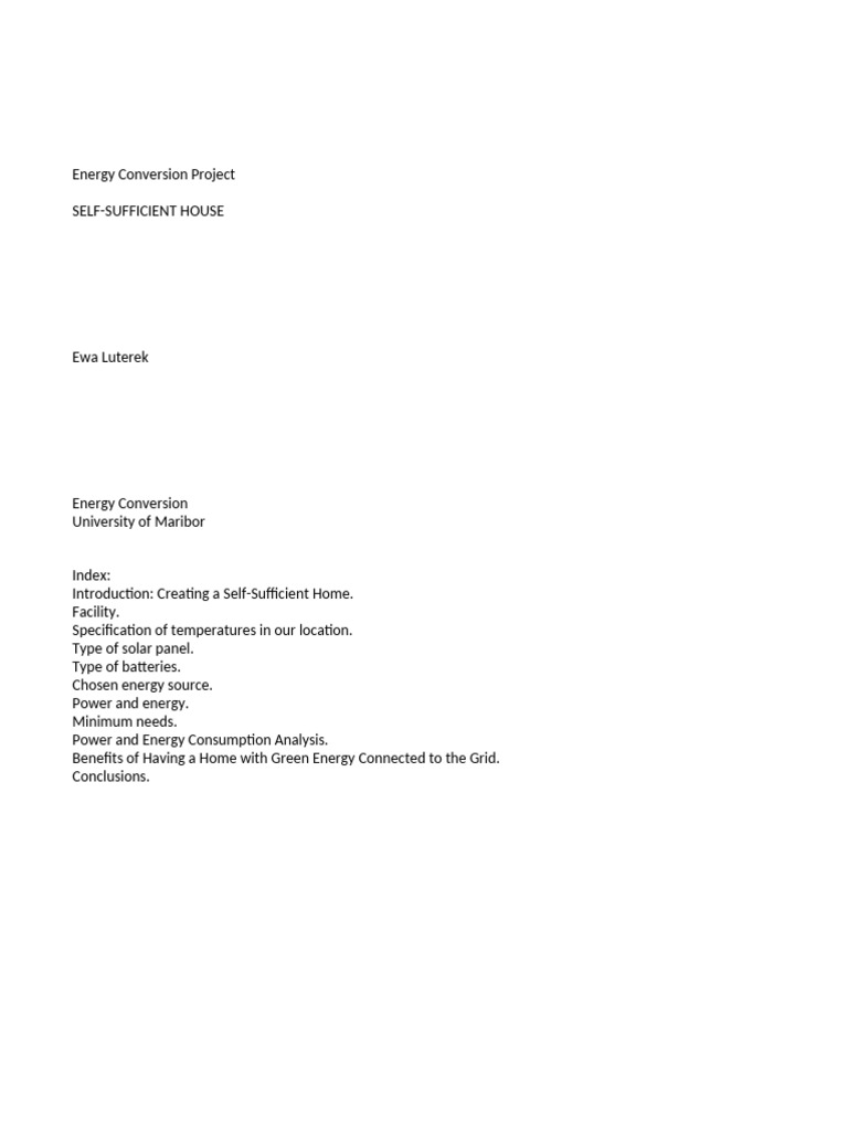 Energy Conversion Project | PDF | Solar Panel | Photovoltaics
