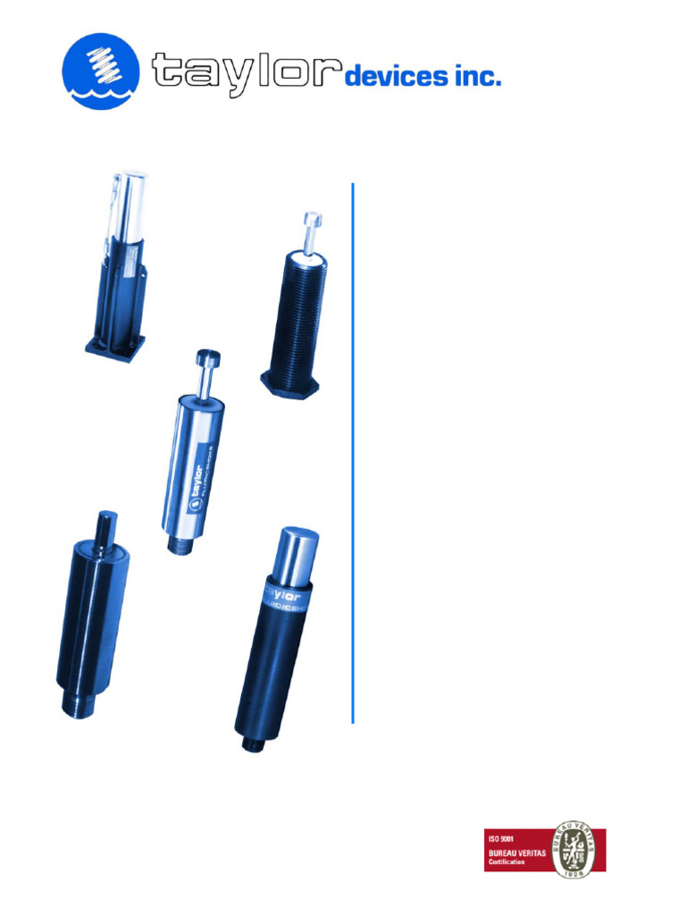 Military Linear Dampers Overview | PDF | Piston | Crane (Machine)