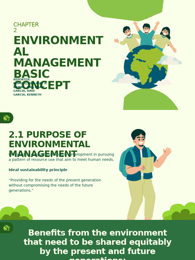 Environmental Management Principles Overview | PDF | Environmental ...