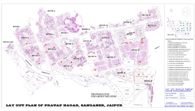 Pratap Nagar Jaipur All Sectors Map | PDF