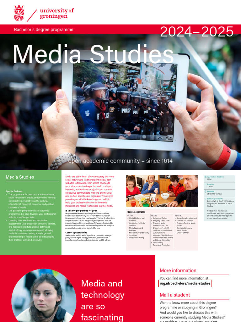 Interactive Flyer Media Studies 2024 2025 | PDF | Human Communication ...