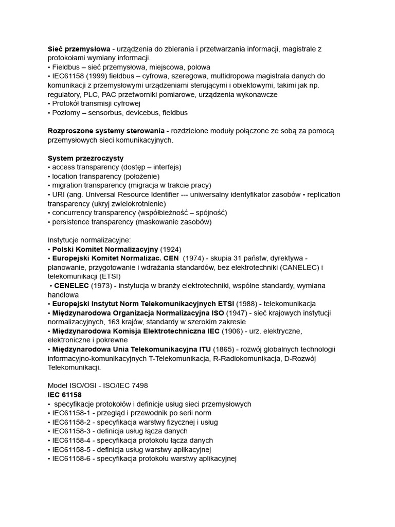 ISP Notatka 1 | PDF