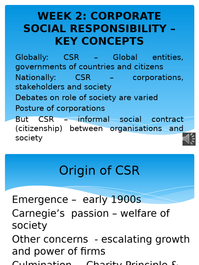 Understanding Corporate Social Responsibility | PDF | Corporate Social ...