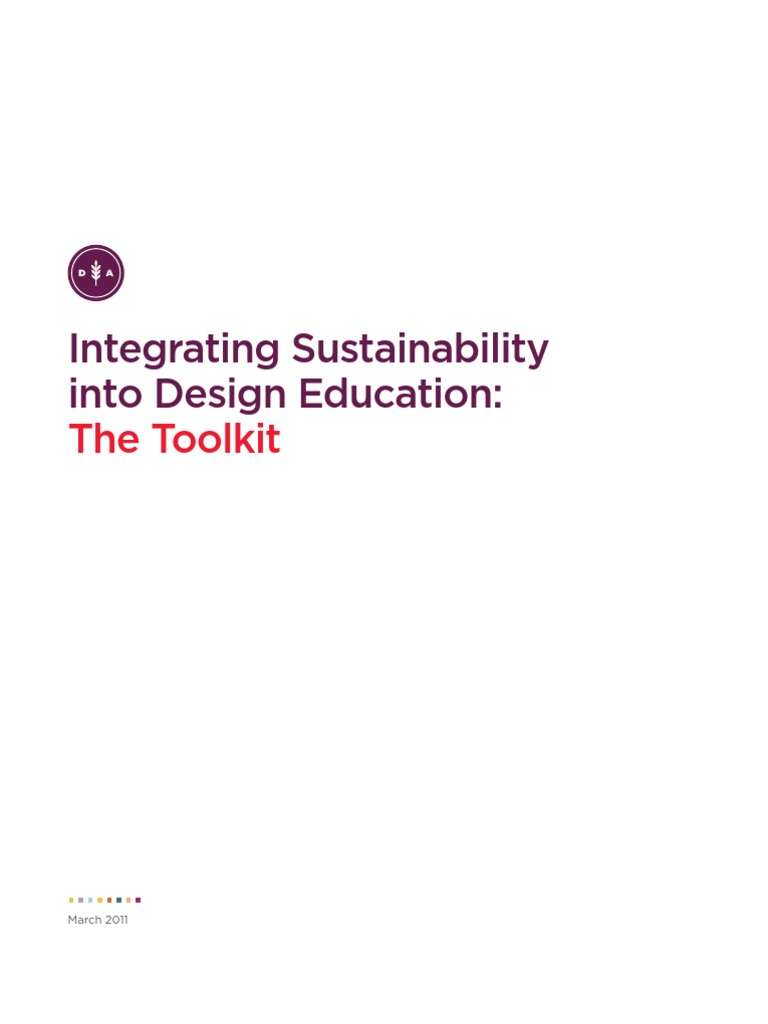 Integrating Sustainability Into Design Education: The Toolkit | PDF ...