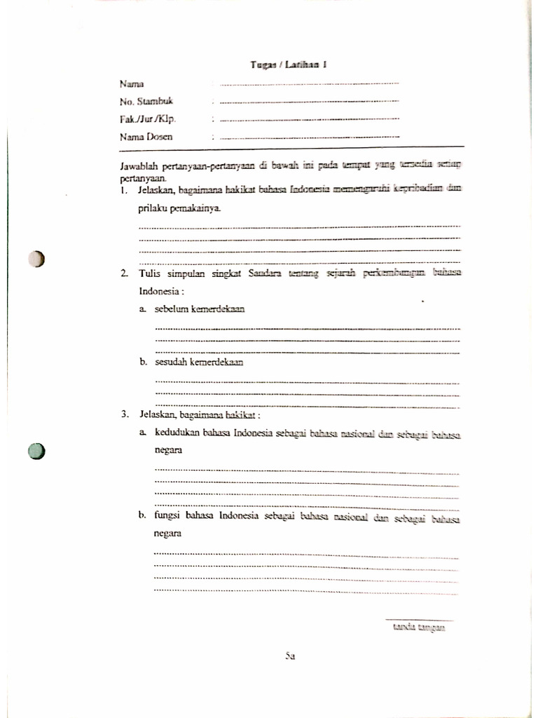 Tugas Lat. Mgg. Kedua (Kls Indv) | PDF