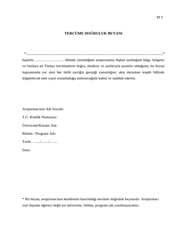 tercume_dogruluk_beyani | PDF
